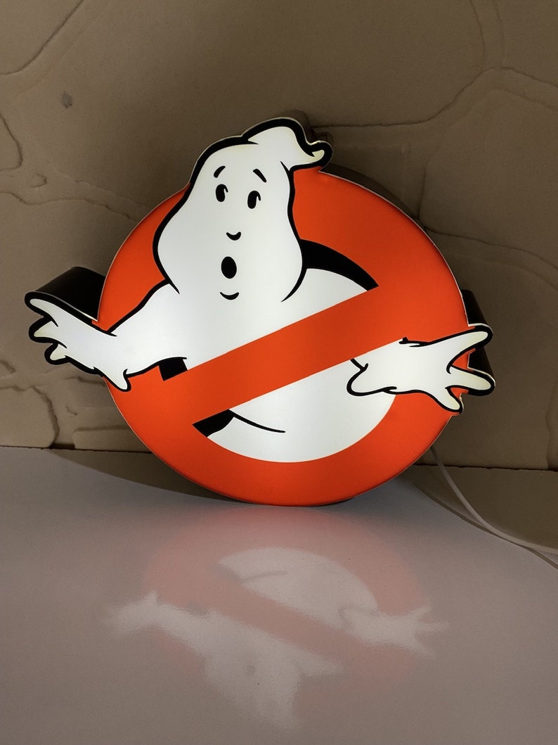 Ghostbusters 3D LED Logo Lightbox USB Powered With Perfect Decor With ...