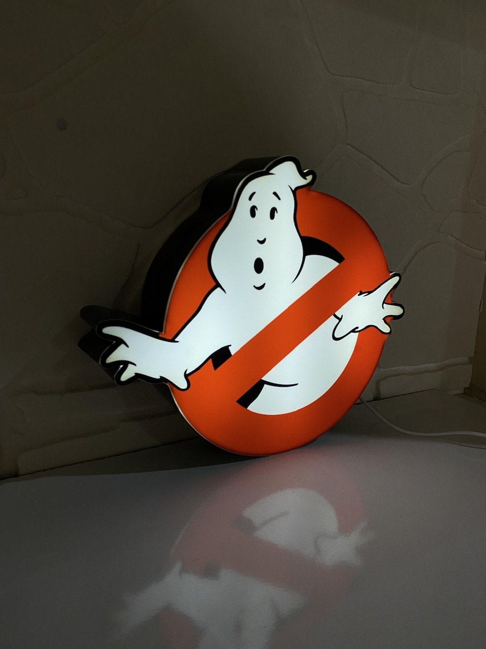 Ghostbusters 3D LED Logo Lightbox USB Powered With Perfect Decor With ...