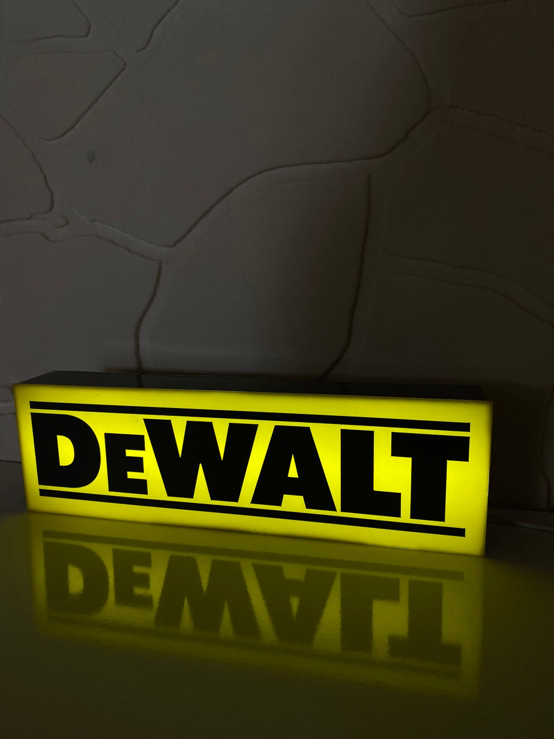Dewalt Tool 3D Led Lightbox Great Garage Workshop Decor - Etsy