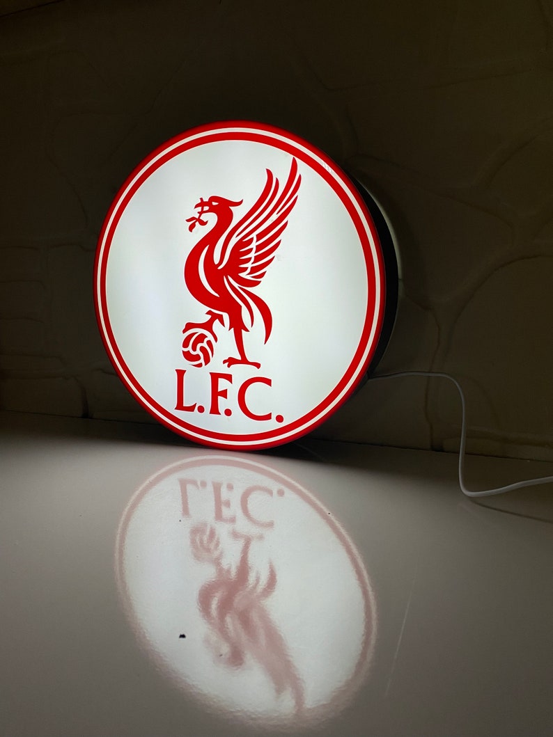 Liverpool FC 3D Led Lightbox Logo YNWA Gift for LFC - Etsy