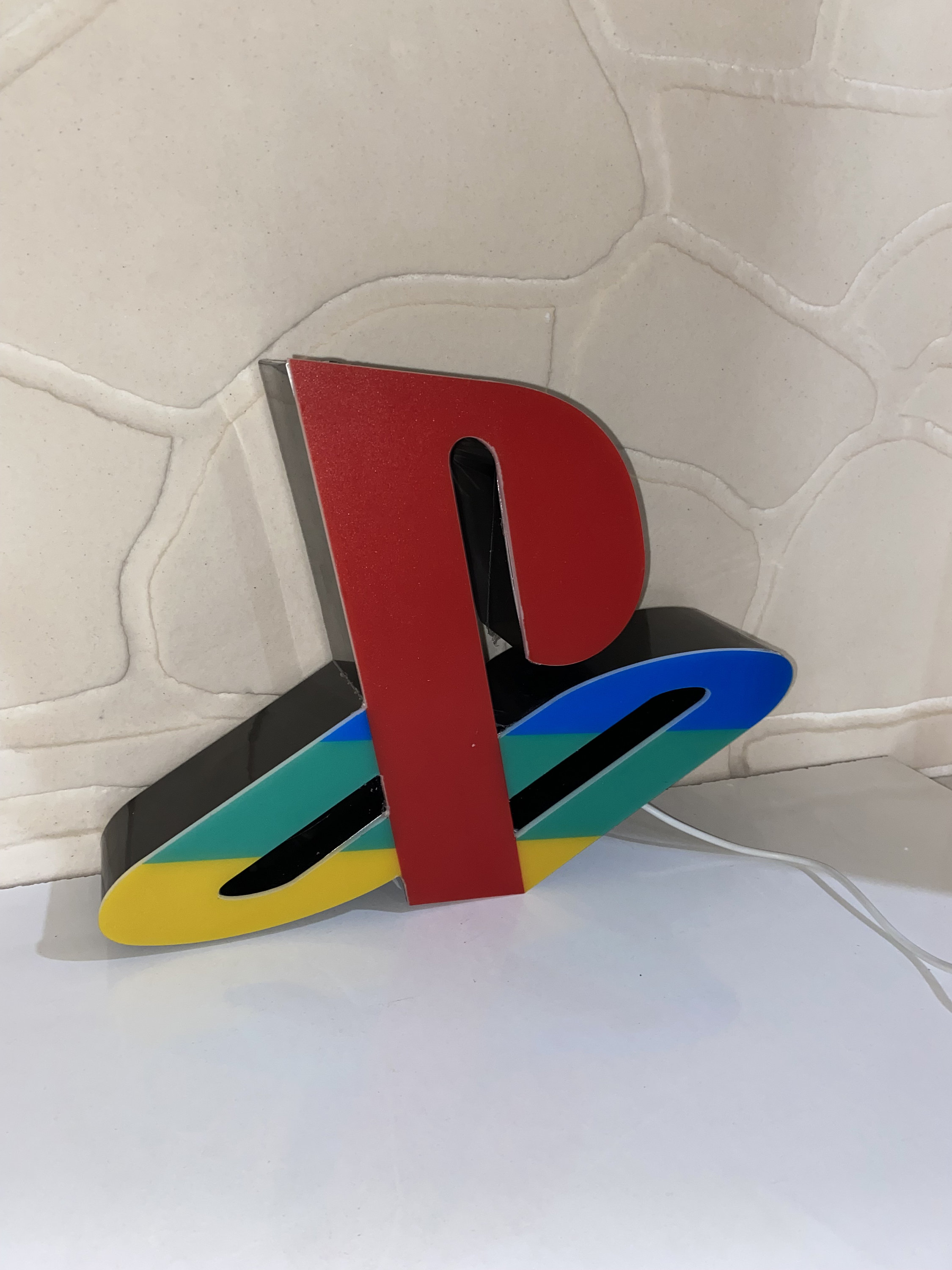 Playstation 3D Led Lightbox Sign : Retro Gaming Art for Games and ...