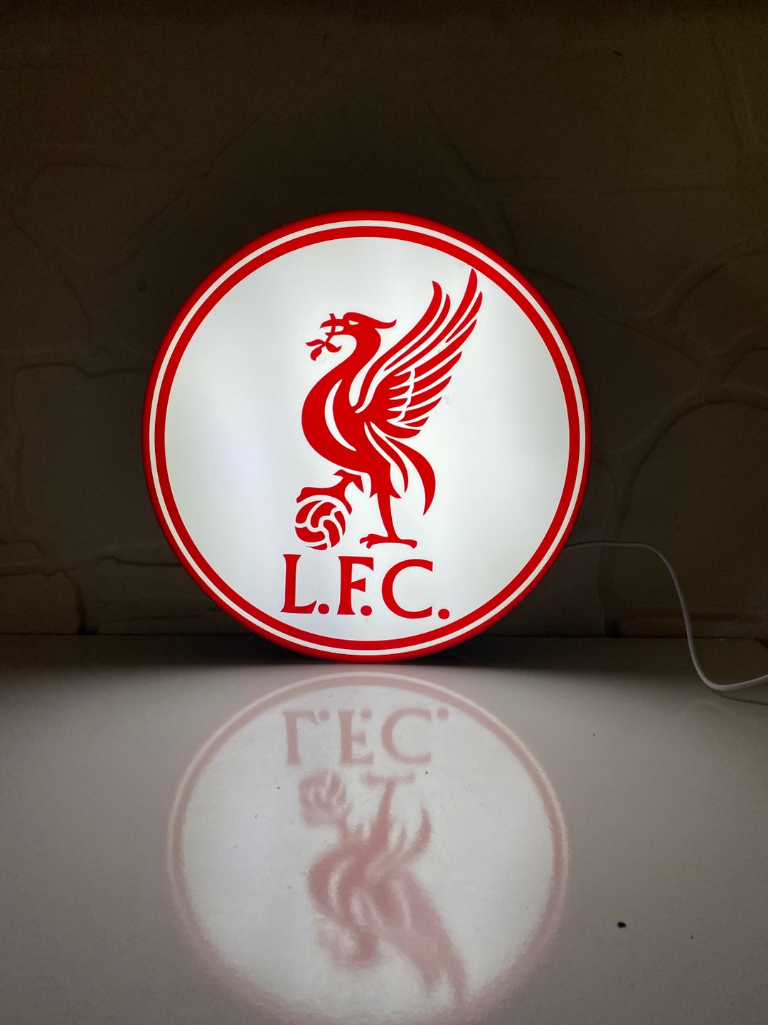 Liverpool FC 3D Led Lightbox Logo YNWA Gift for LFC - Etsy