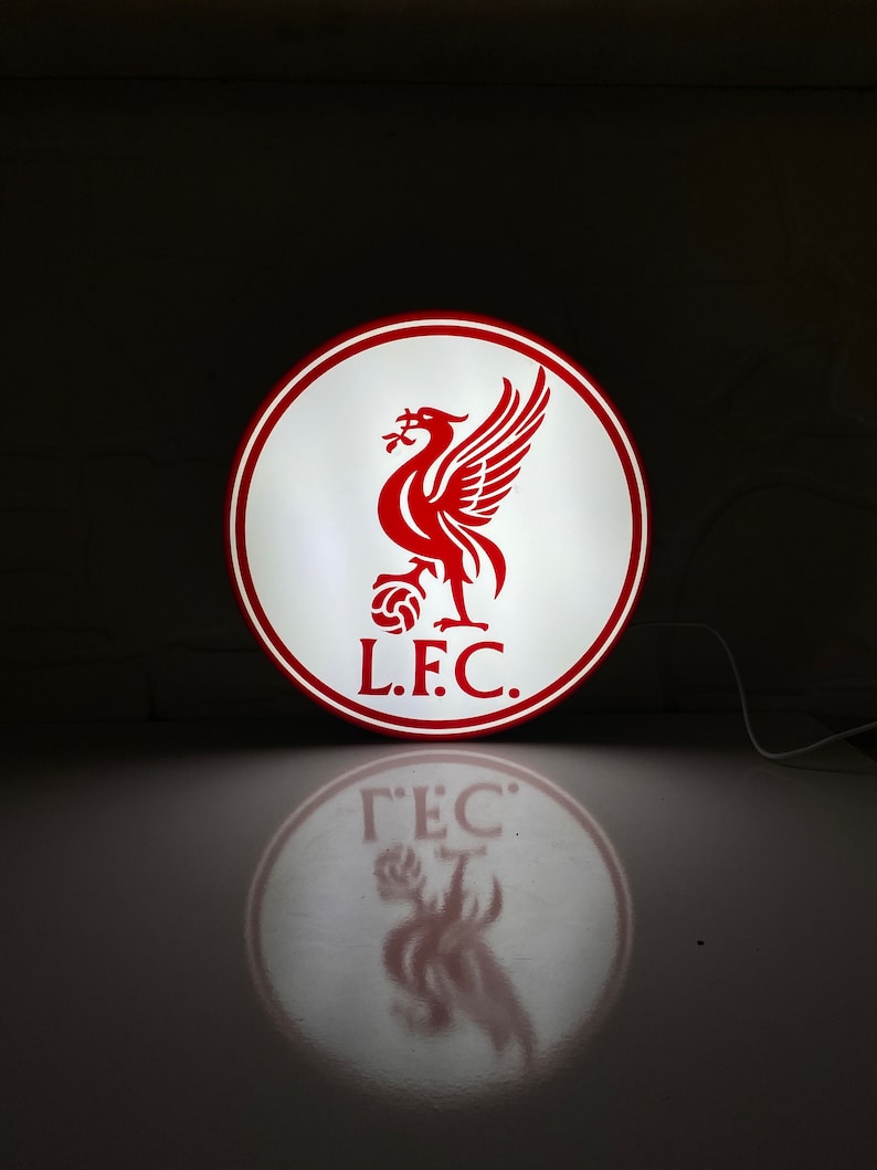 Liverpool FC 3D Led Lightbox Logo YNWA Gift for LFC - Etsy