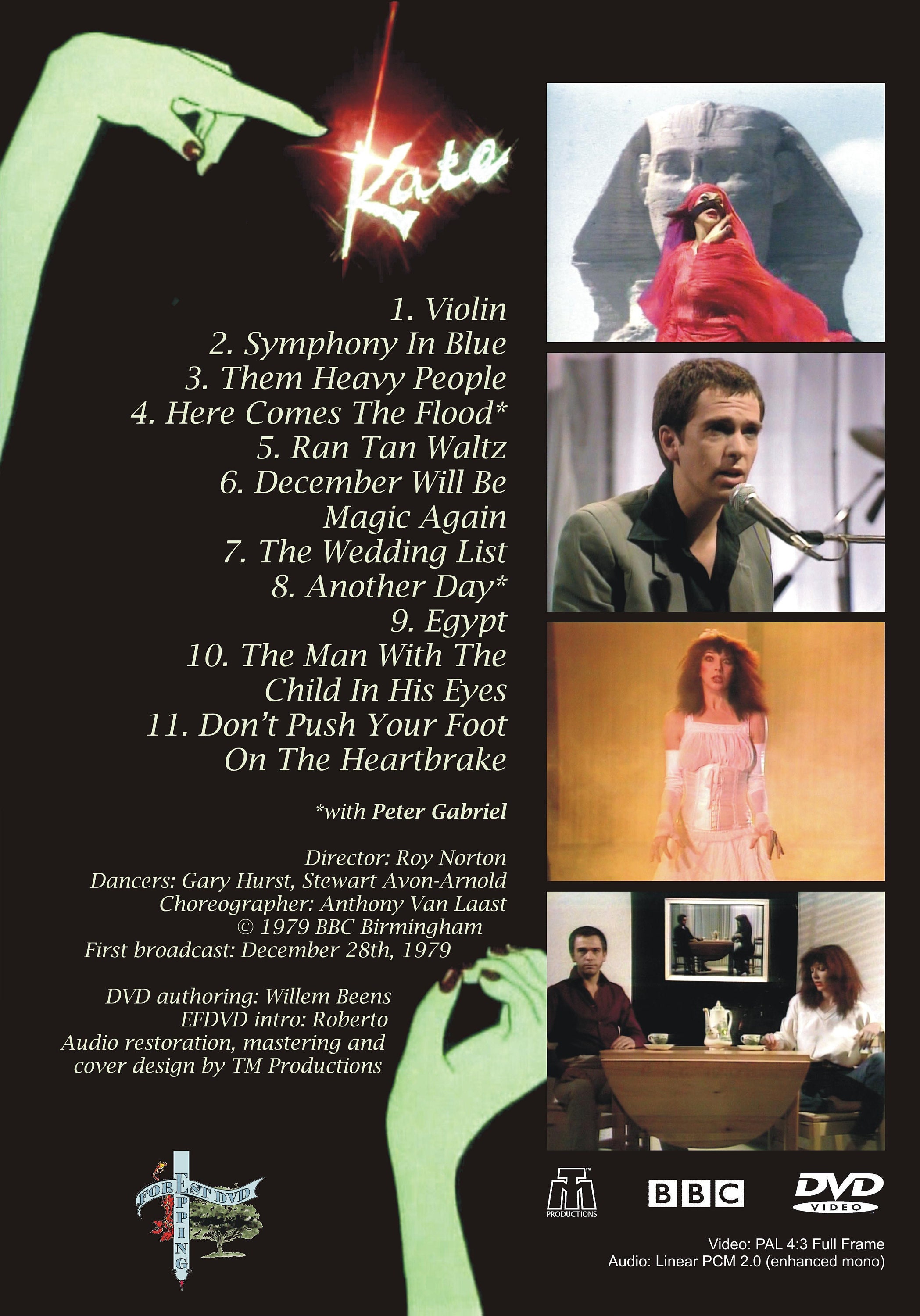 Kate Bush BBC TV Special 1979 DVD - Etsy