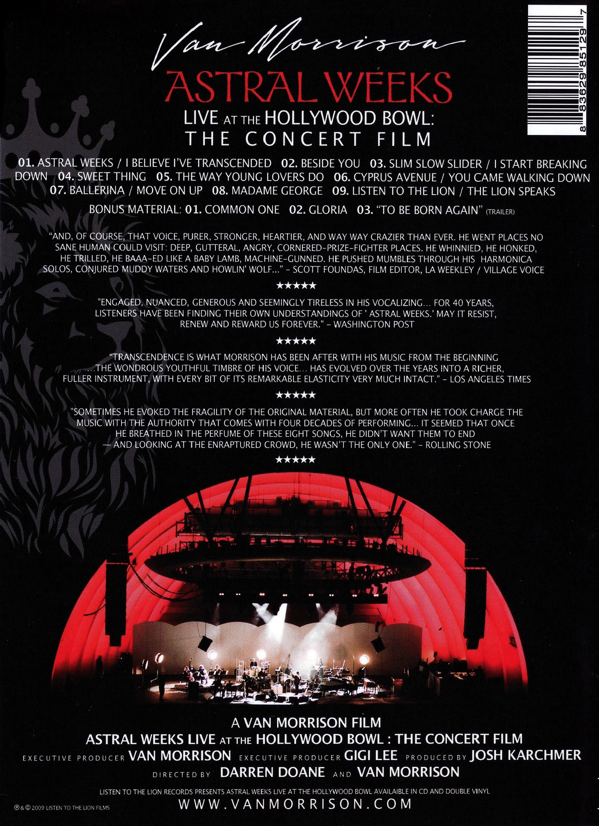 Van Morrison Astral Weeks Live At The Hollywood Bowl