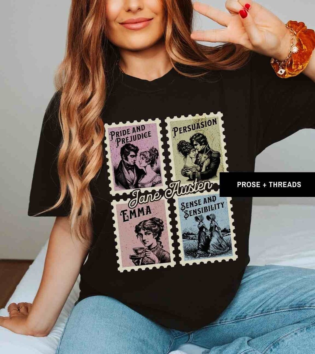 Jane Austen Shirt Pride and Prejudice Jane Austen Gifts Light Academia ...