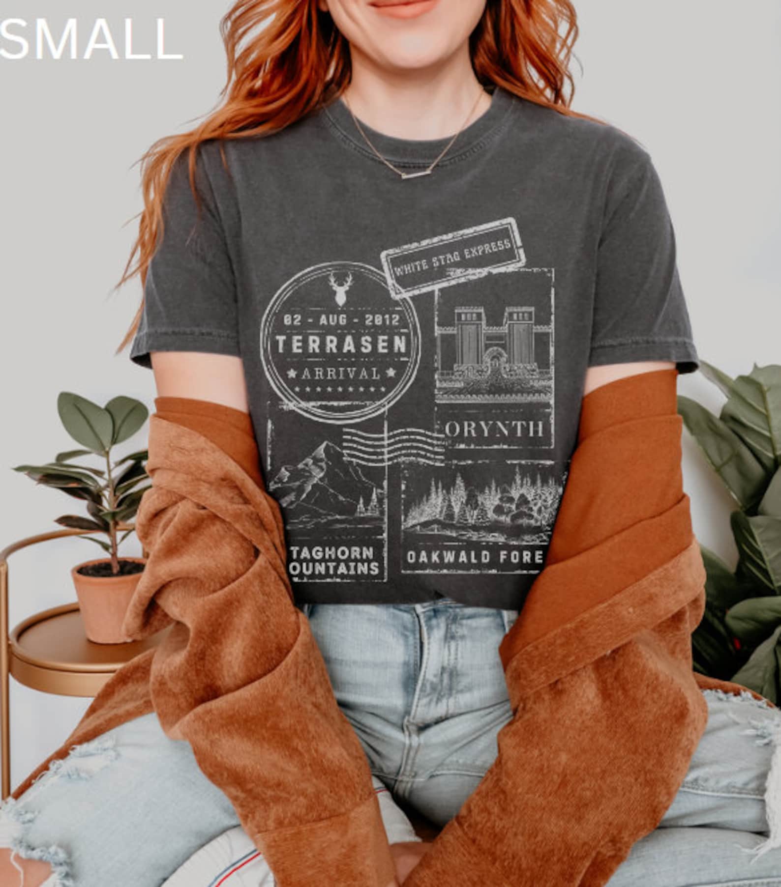 Terrasen Throne of Glass Shirt Sarah J Maas Sarah J Maas Merch SJM ...