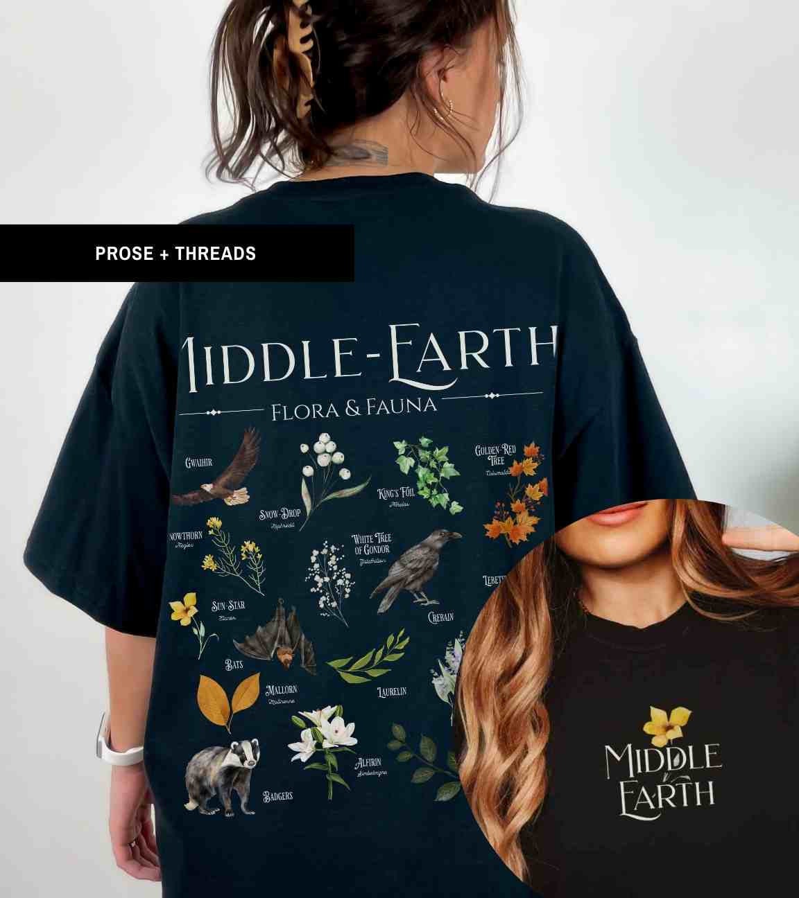 Lord of the Rings Shirt Middle Earth Hobbitcore LOTR the Hobbit Lord of ...