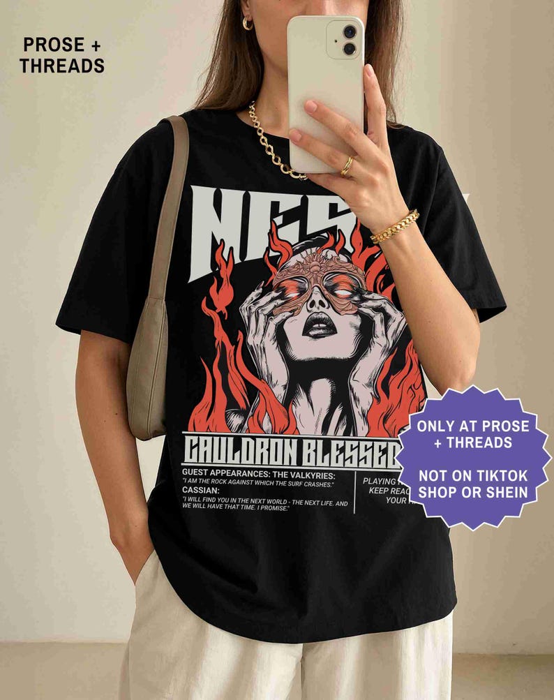 Nesta Archeron Valkyrie Sarah J Maas Bookstagram Acotar Shirt Booktok ...
