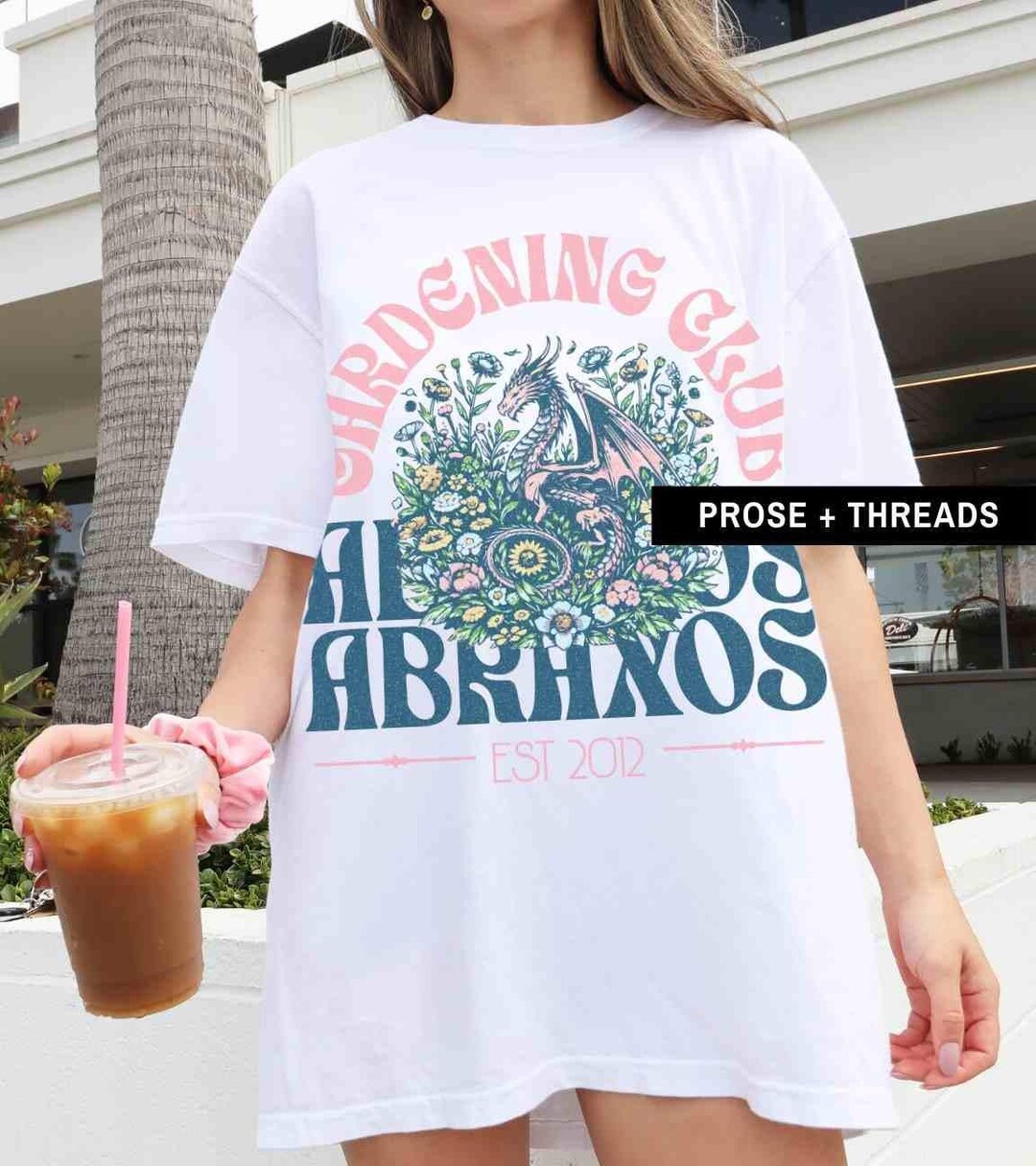 Abraxos Throne of Glass Abraxos Gardening Club Merch Sarah J Maas SJM ...