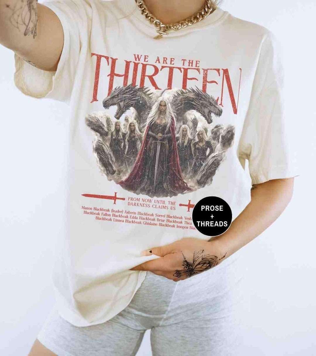 Manon Blackbeak Shirt We Are Thirteen Throne of Glass Merch Sarah J ...