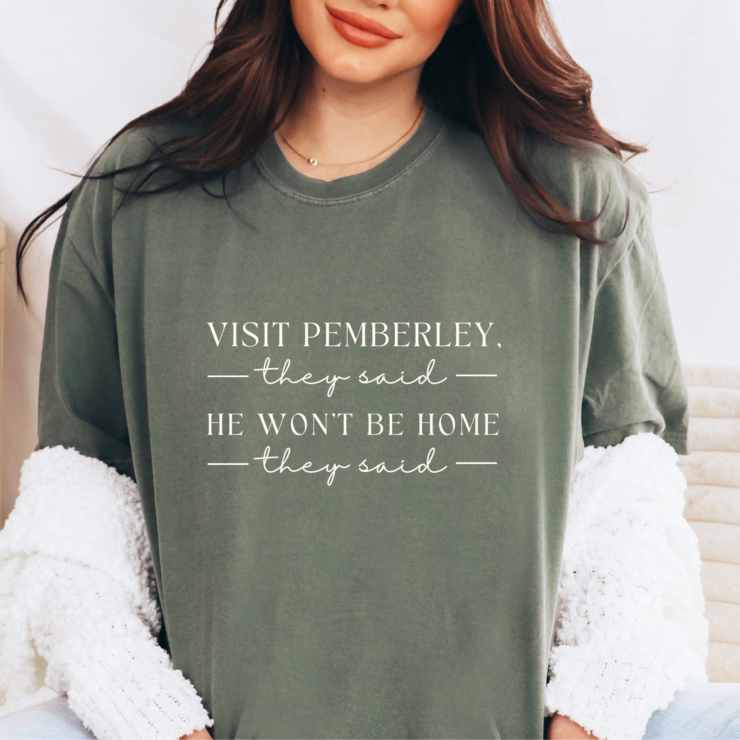 Pride and Prejudice Shirt Pemberley Shirt Jane Austen Shirt Comfort ...