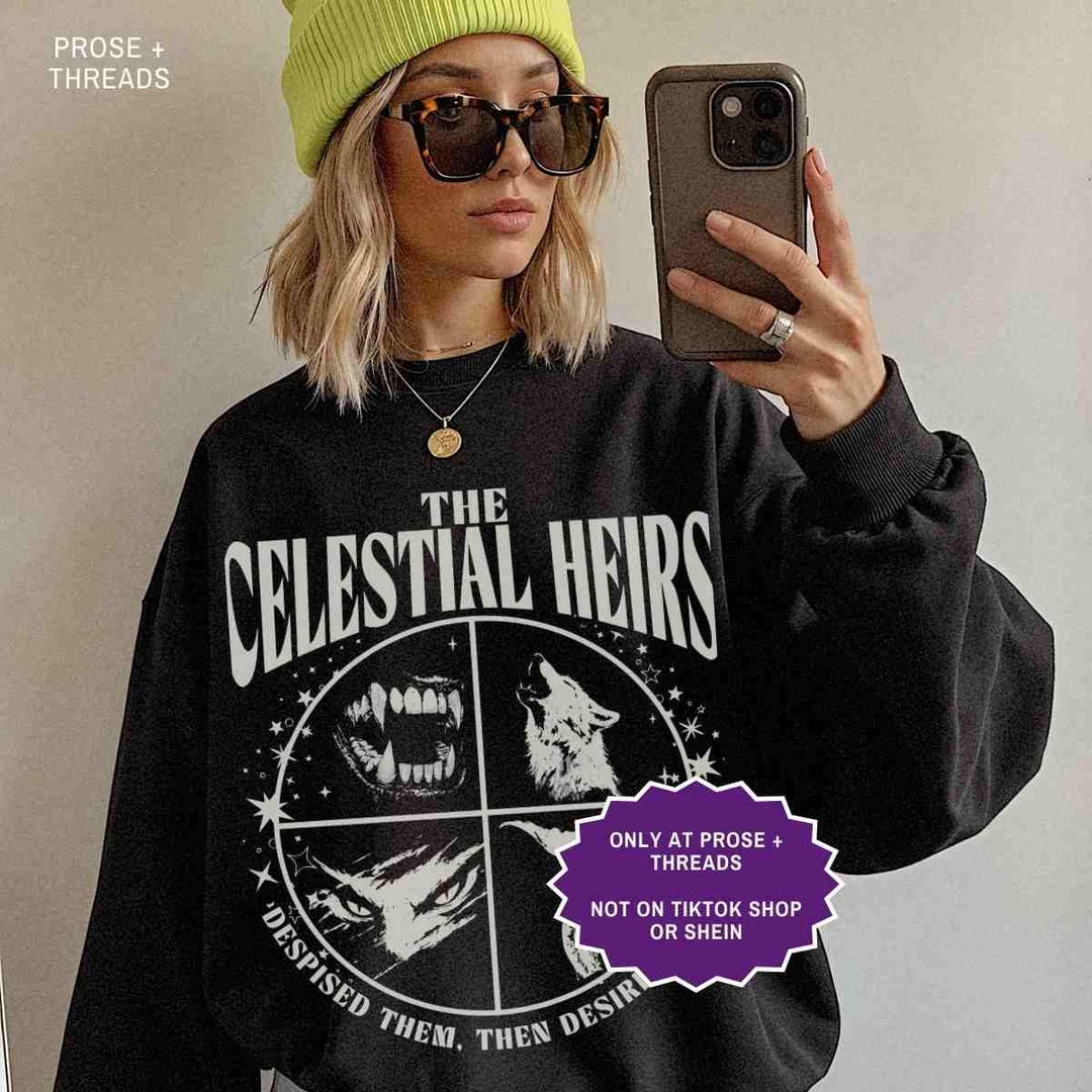 Licensed Zodiac Academy the Heirs Sweatshirt Romantasy Book Merch Booktok Merch Bookstagram ...