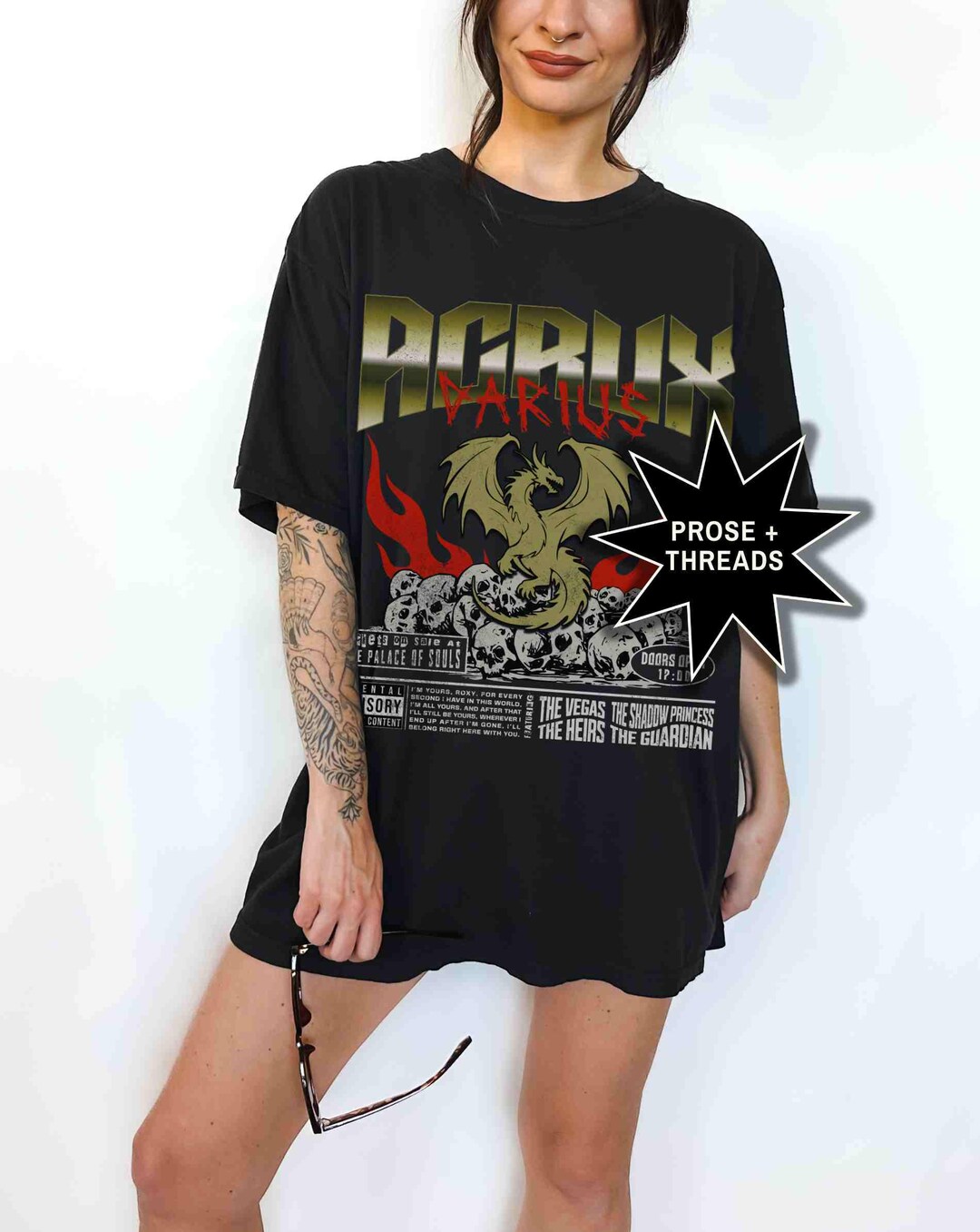 Licensed Zodiac Academy Darius Acrux Shirt Booktok Merch Bookstagram ...