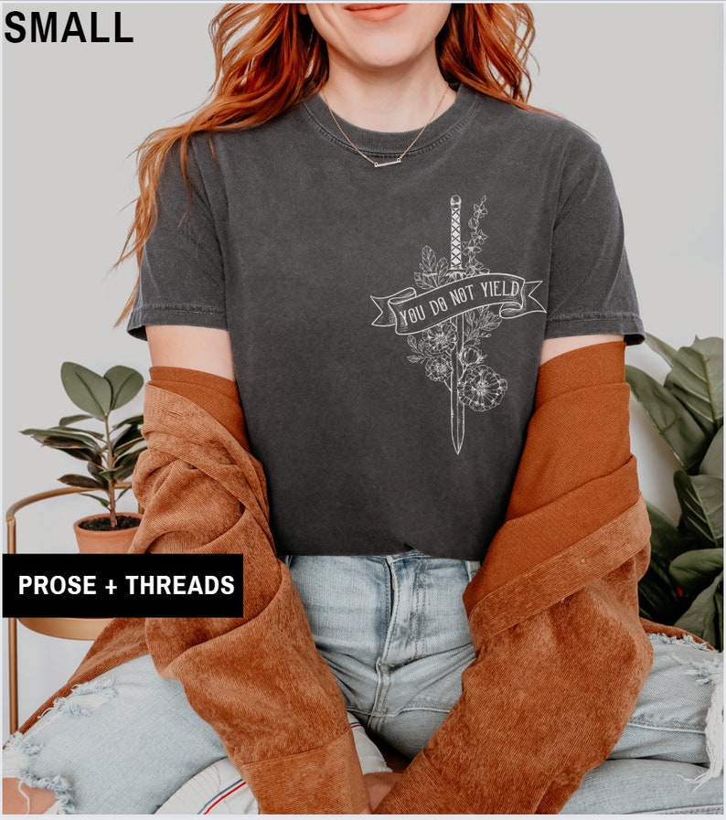 You Do Not Yield Throne of Glass Shirt ACOTAR Merch Aelin Rowan SJM ...