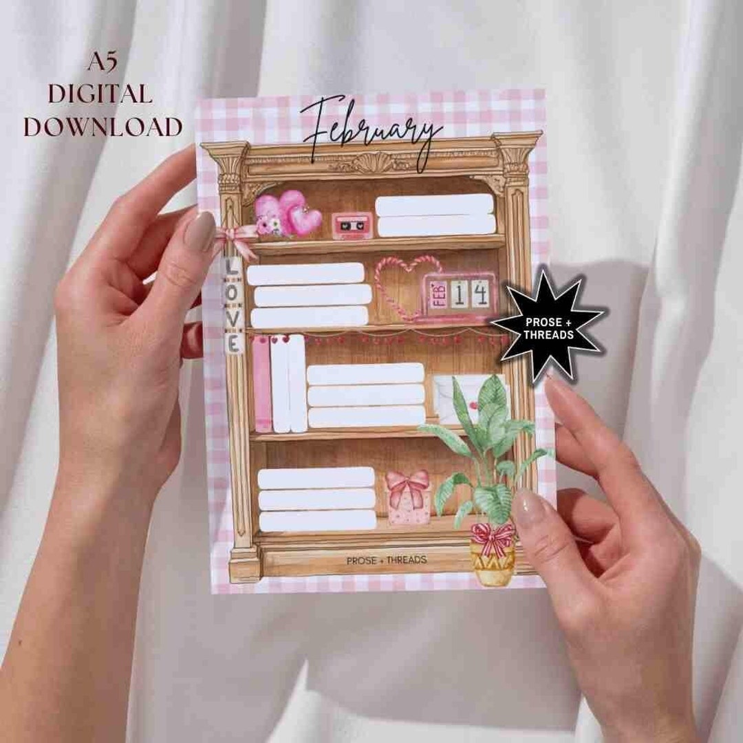 Monthly Reading Tracker Reading Log for Book Lovers Reading Journal ...