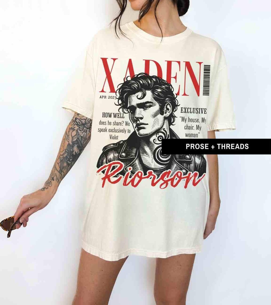 Xaden Riorson Fourth Wing Shirt Fourth Wing Merch Iron Flame Booktok ...