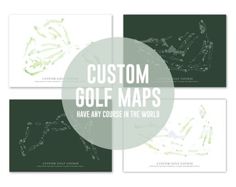 Las Vegas Paiute Golf Resort Nevada Golf Course Map - Etsy