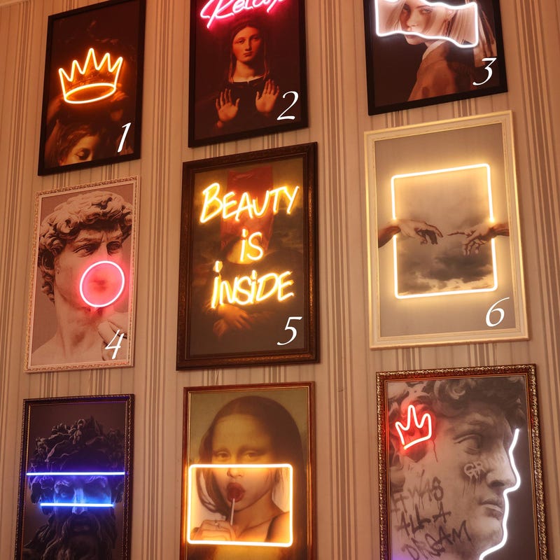 Neon Light Art - Etsy