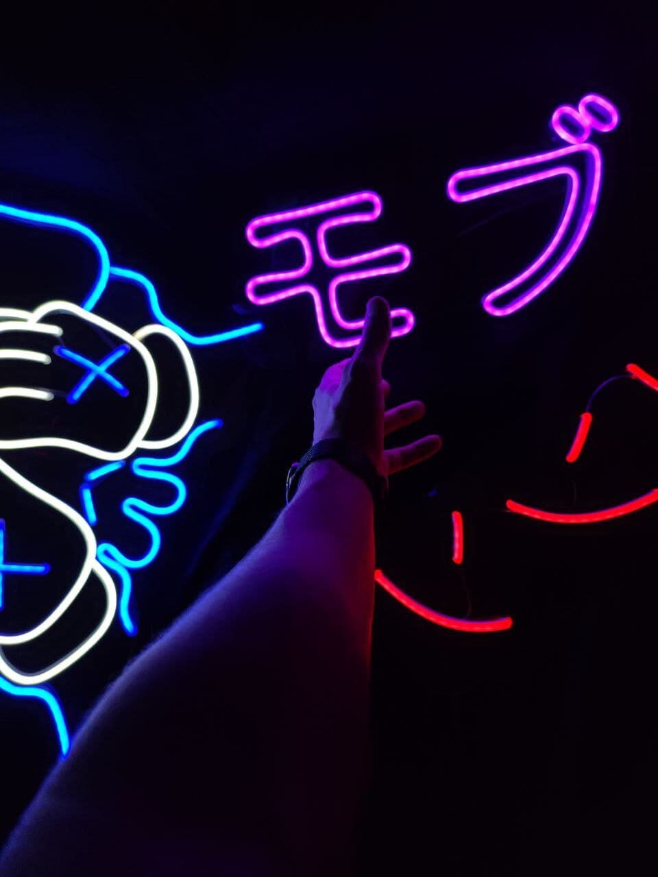 Custom Anime Neon Sign Illuminate Your Space With Anime Inspiration ...