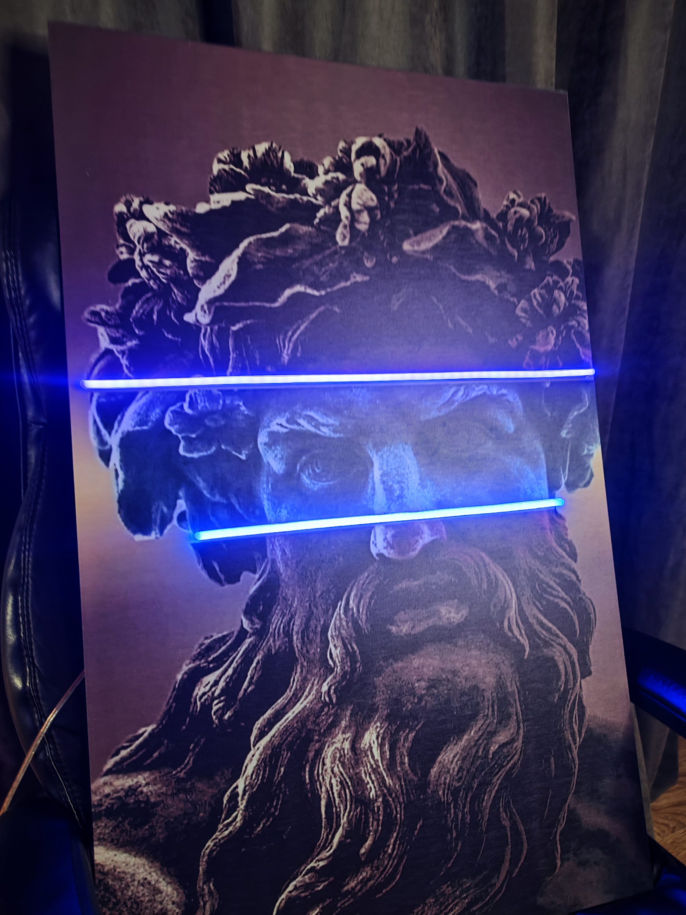 Neon NEPTUNE, Zeus, Poseidon, Neon Atmosphere, Wall Decor, Original ...