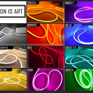 Neon 'relax' Sign With Classic Artwork - Tranquil Aesthetic LED Decor ...