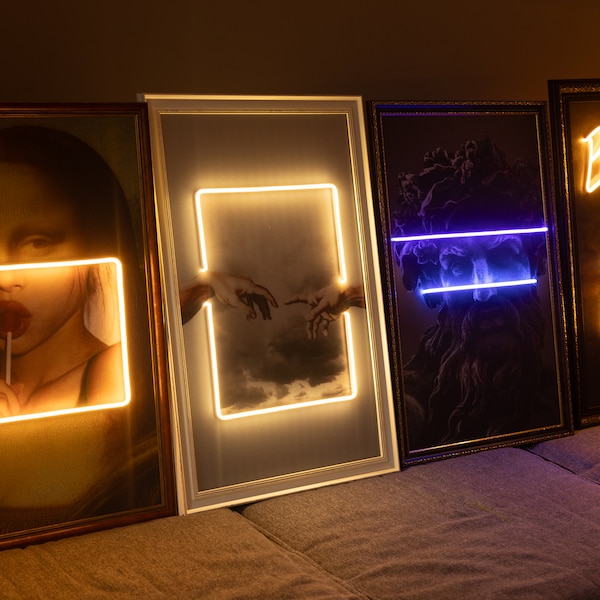 Led Lighted Paintings - Etsy