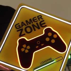 Neon Sign for Gamer, Gaming Room, Gamre Zone - Etsy
