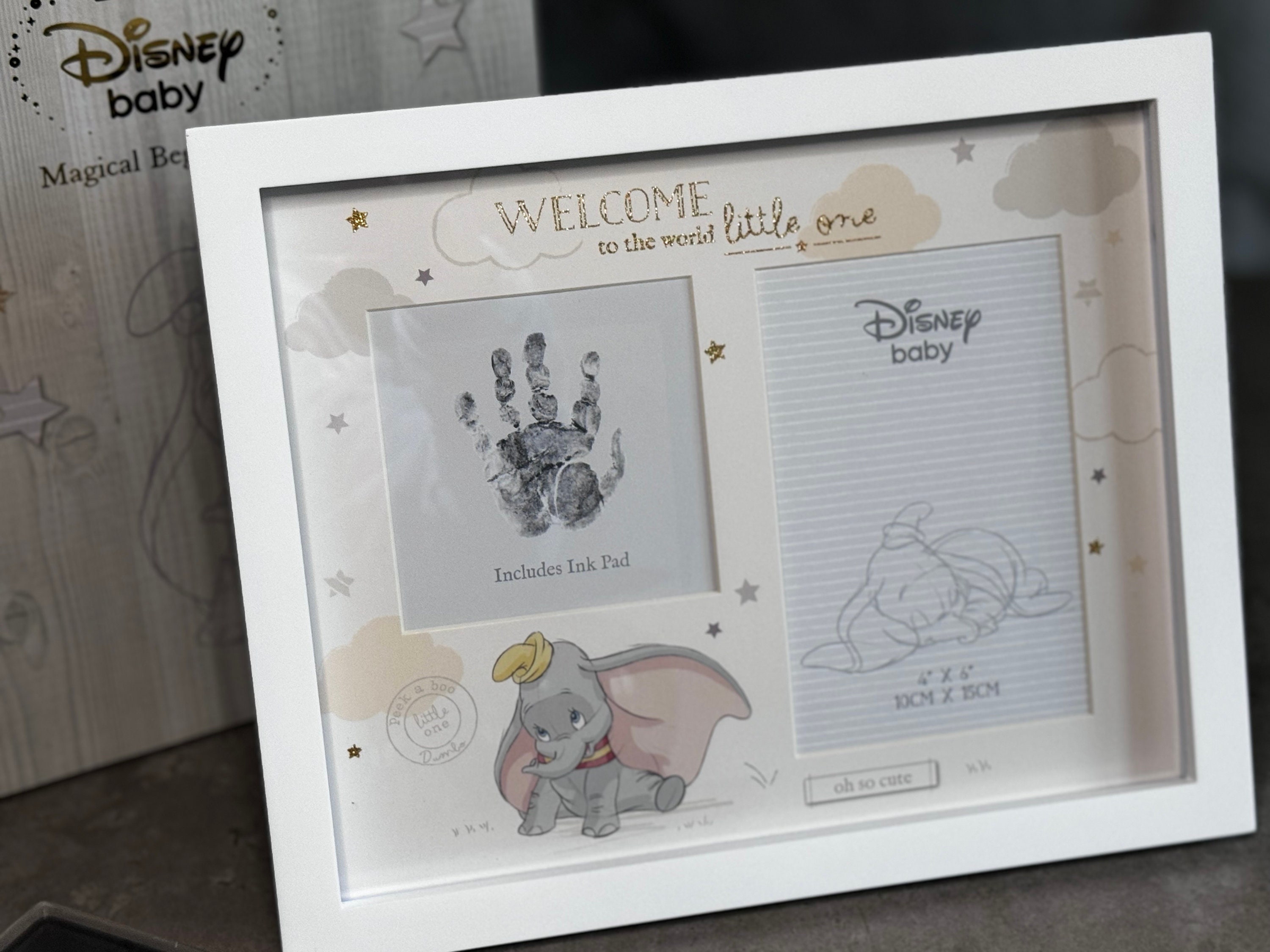 Dumbo Baby Hand Print Frame - Etsy