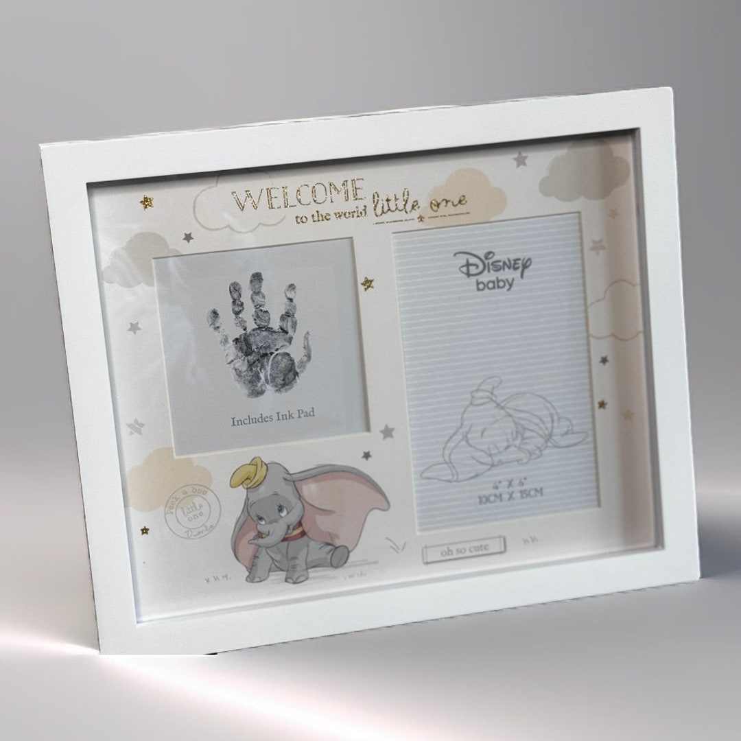 Dumbo Baby Hand Print Frame - Etsy