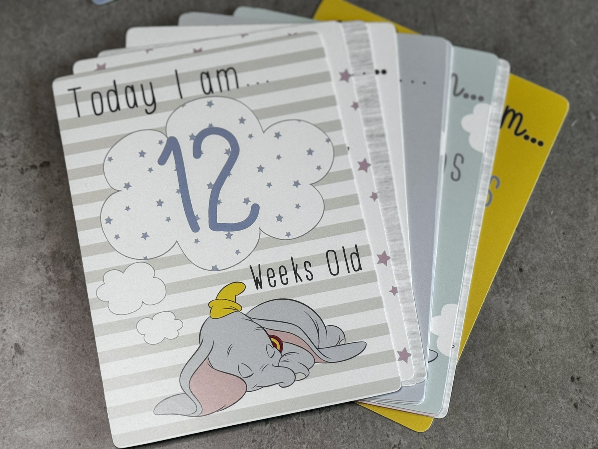 Disney 30 Baby Milestone Cards - Etsy