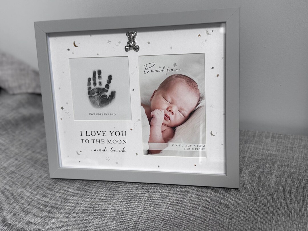 Baby Handprint Frame - Etsy