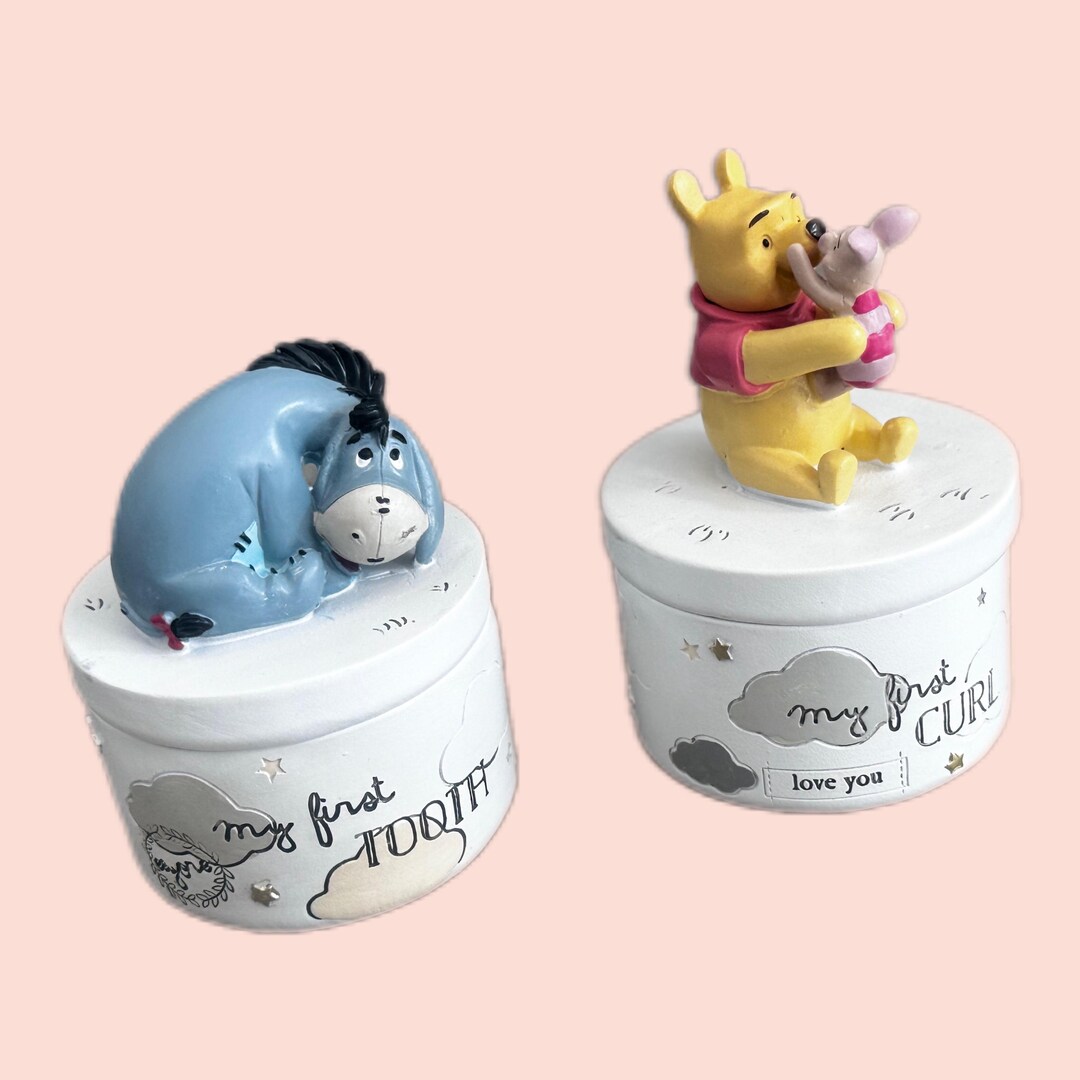 Winnie the Pooh Tooth and Curl Pots - Etsy