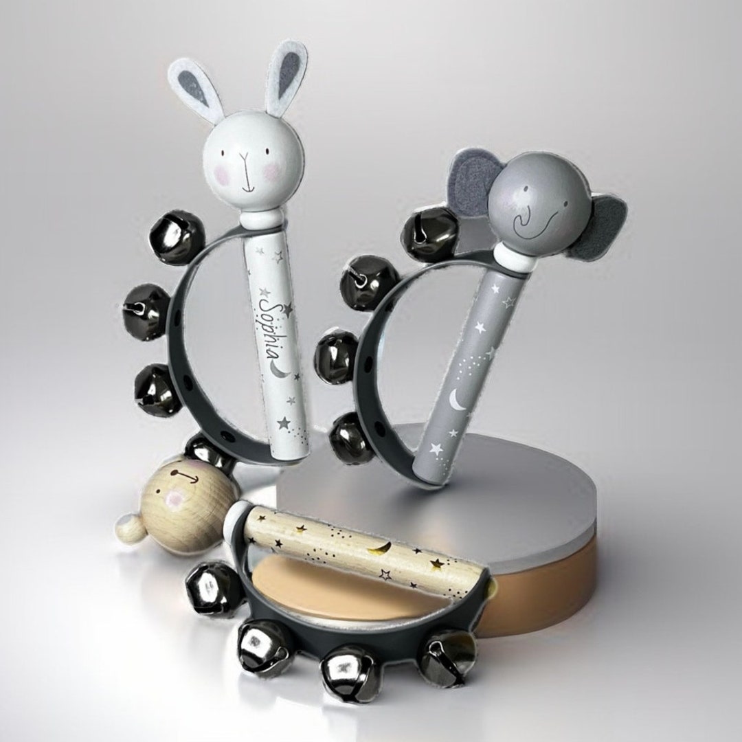 Personalised Wooden Handbells - Etsy