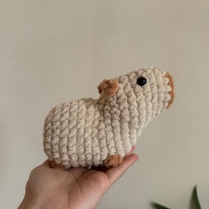 Crochet Capybara | Crochet Amigurumi Stuffed Animal Gift Capy Toy - Etsy