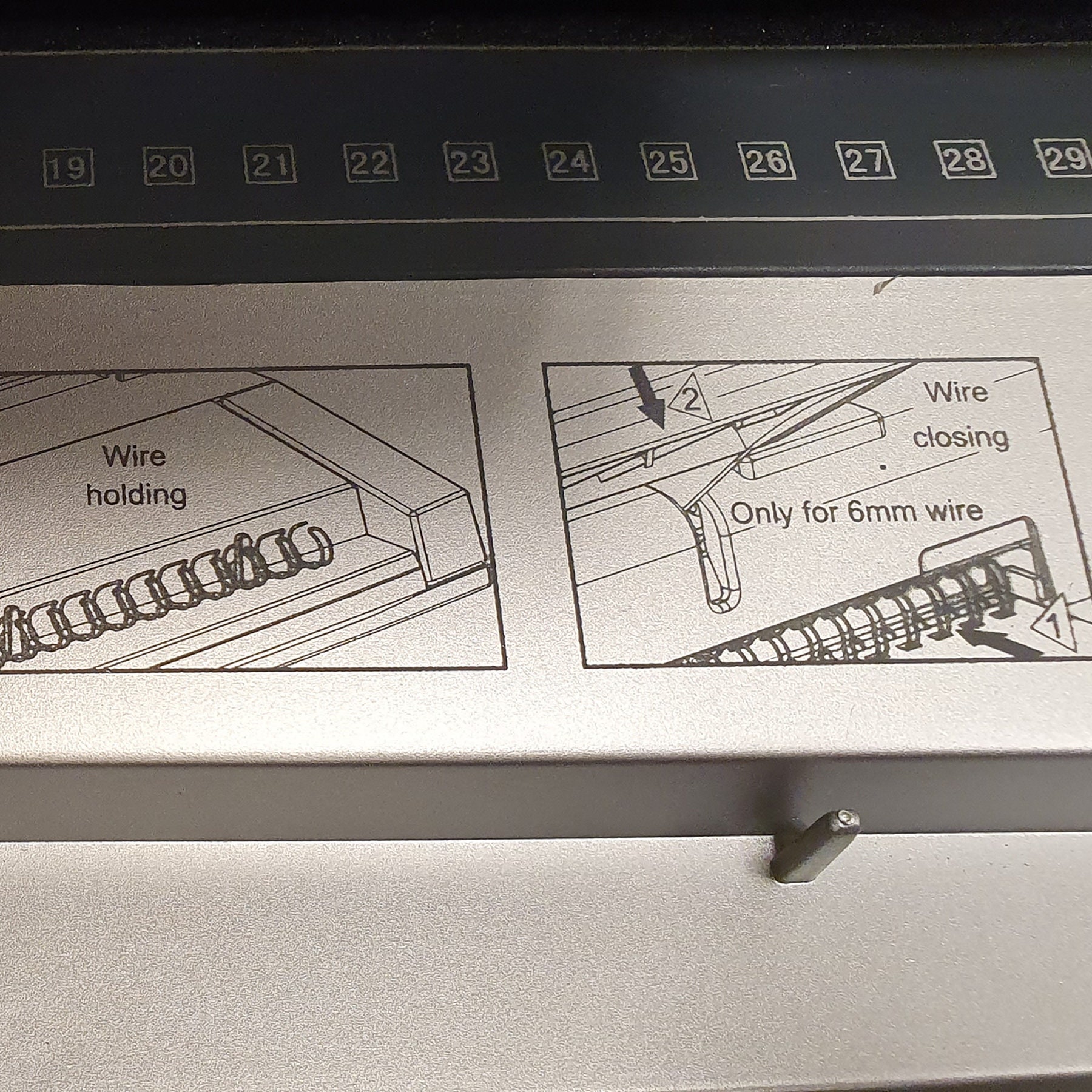 Galaxy G60 A4 Wire Binding / Binder Machine Includes 100 Wire Bindings Home Office Manual - Etsy