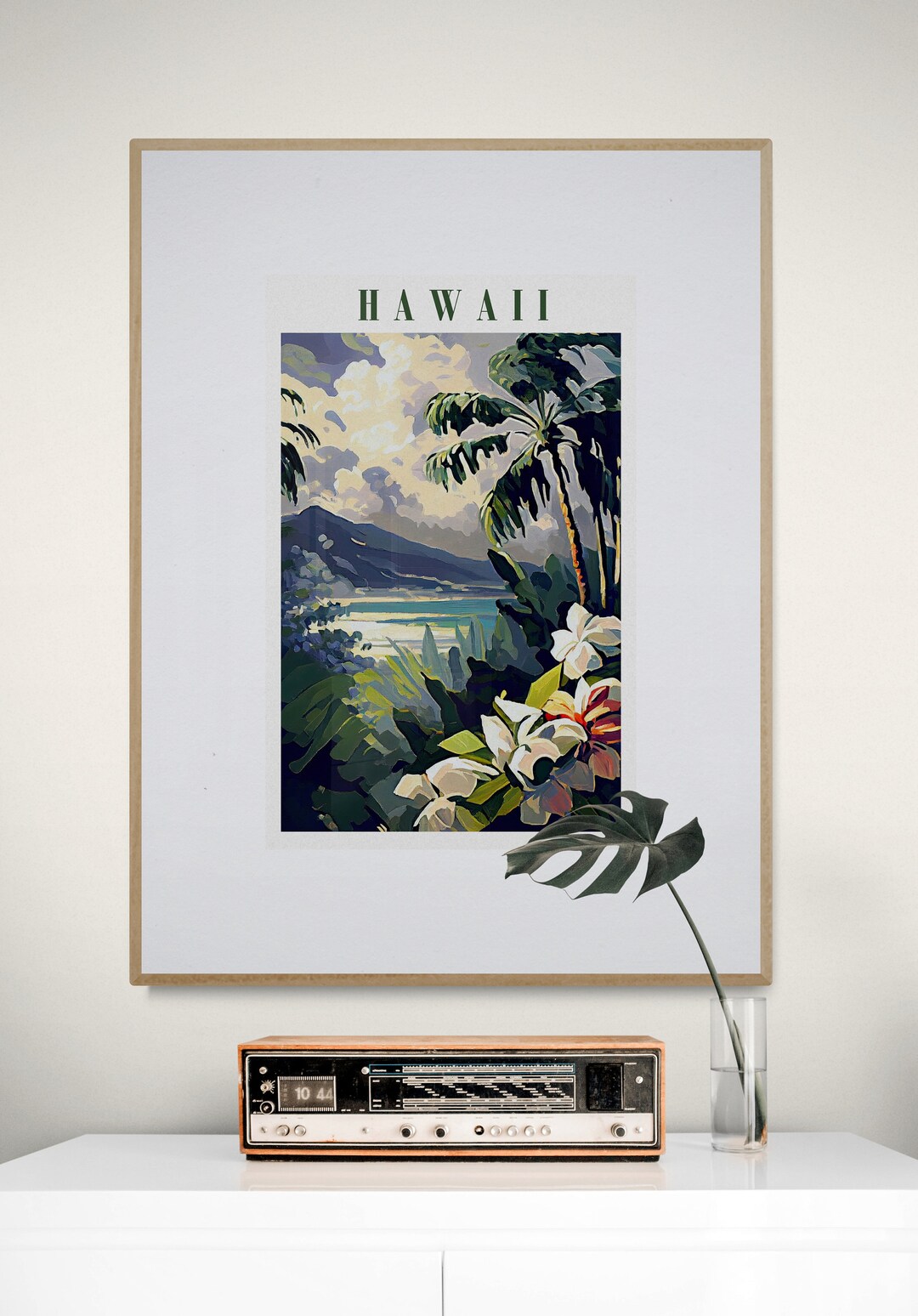 Hawaii Digital Landscape Print Perfect for Hawaii Decor, Hawaii Wall ...