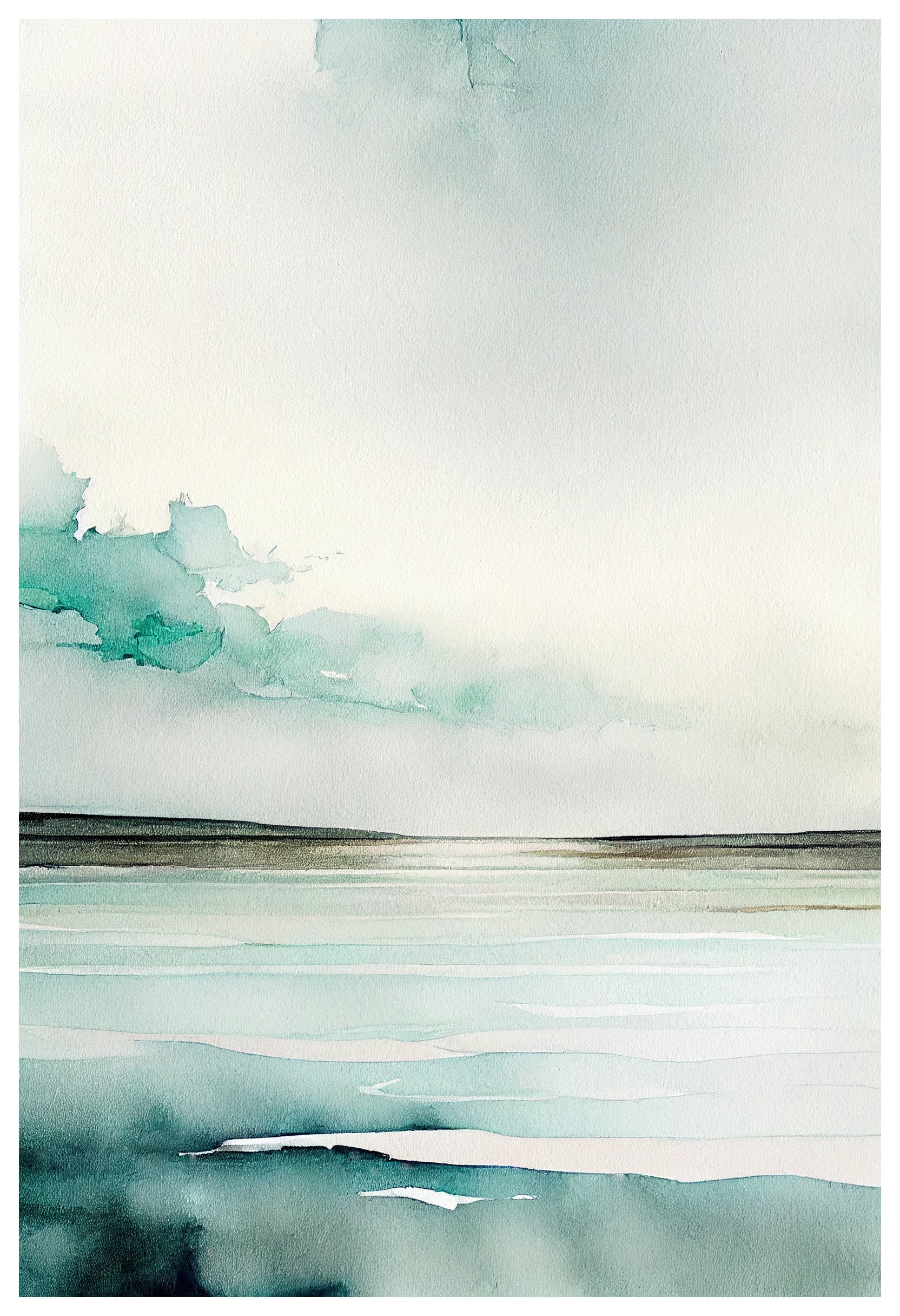 Ocean Triptych Wall Art Beach Prints Set of 3 Minimalist Ocean - Etsy