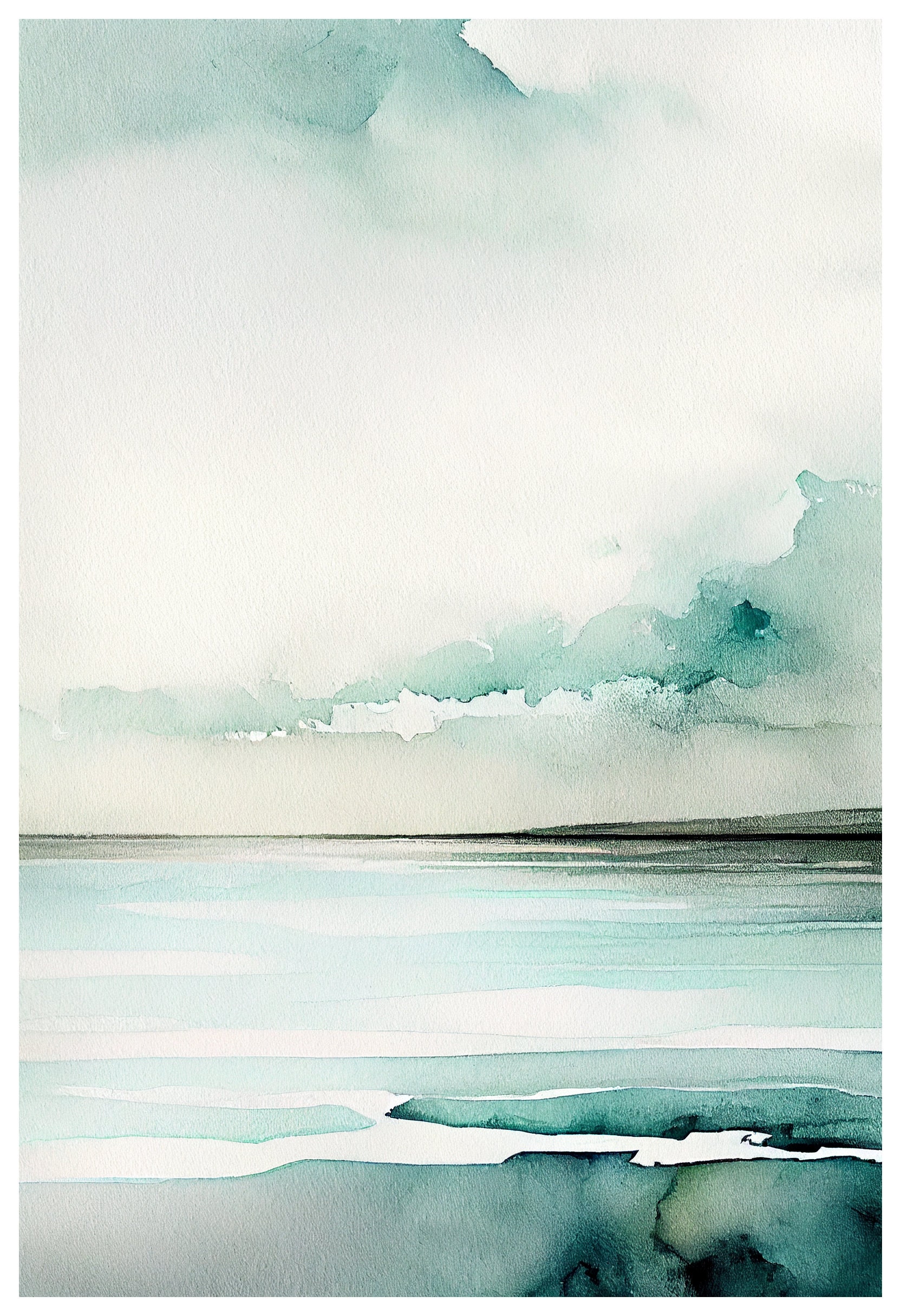 Ocean Triptych Wall Art Beach Prints Set of 3 Minimalist Ocean - Etsy