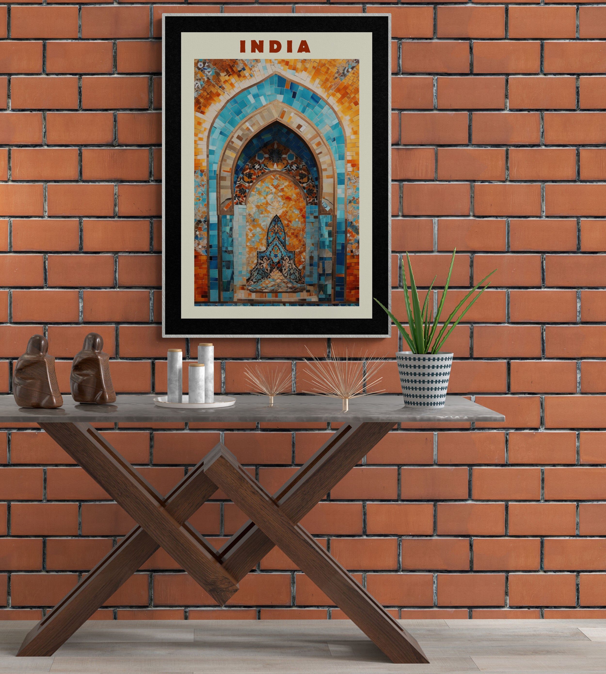 India Travel Poster India Art Print Indian Wall Art Colorful Wall Decor ...