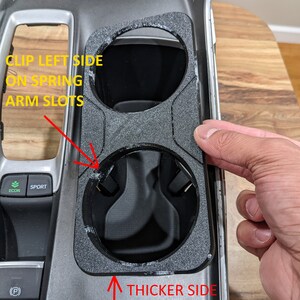 Honda Accord 10th Gen (automatic) 18-22 - Cupholder Insert Mod - CV1 ...