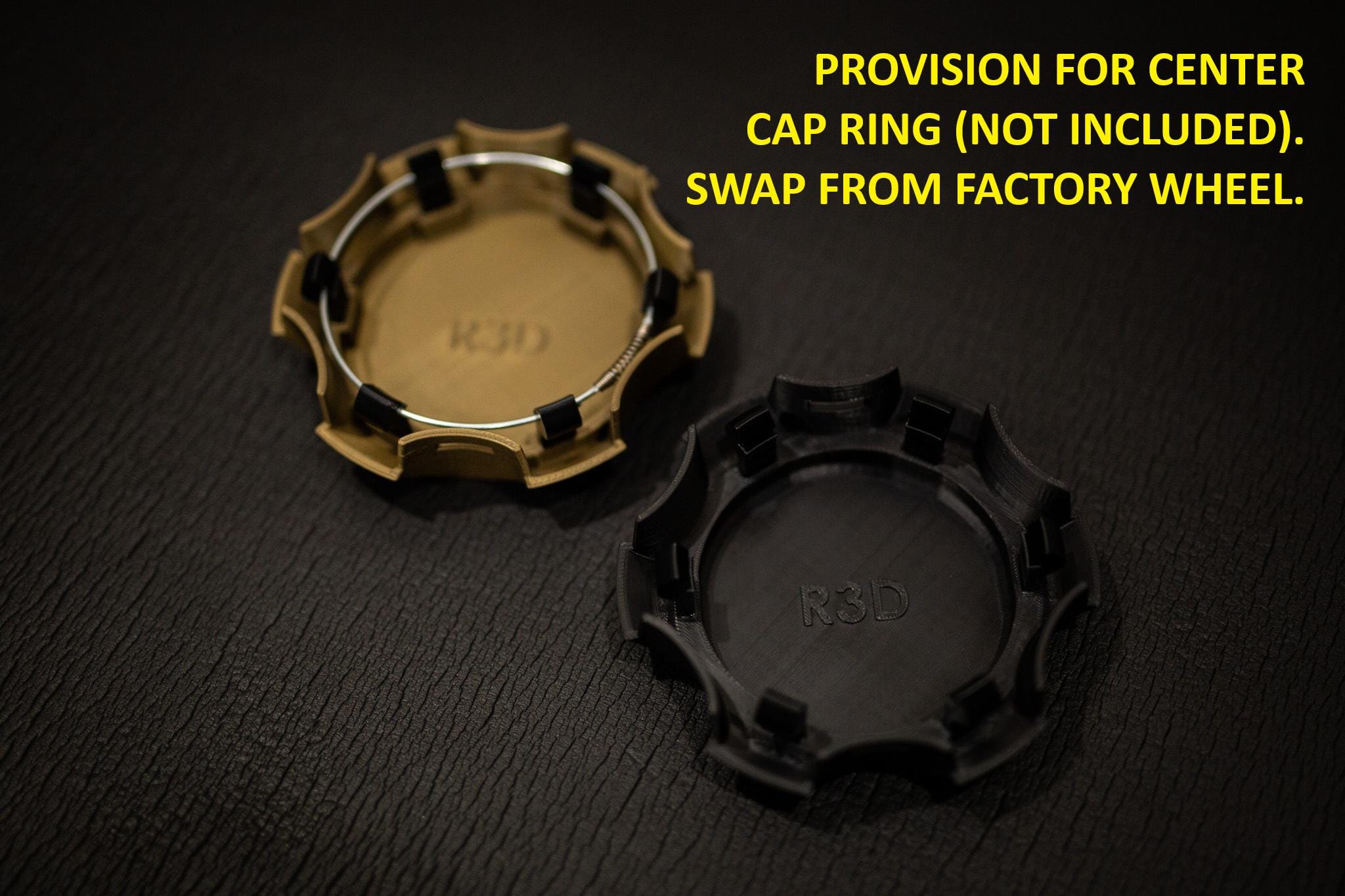 Toyota 17" PTR20-35111-BK/G4/GR/F5 Center Caps - 3D Printed - Original ...