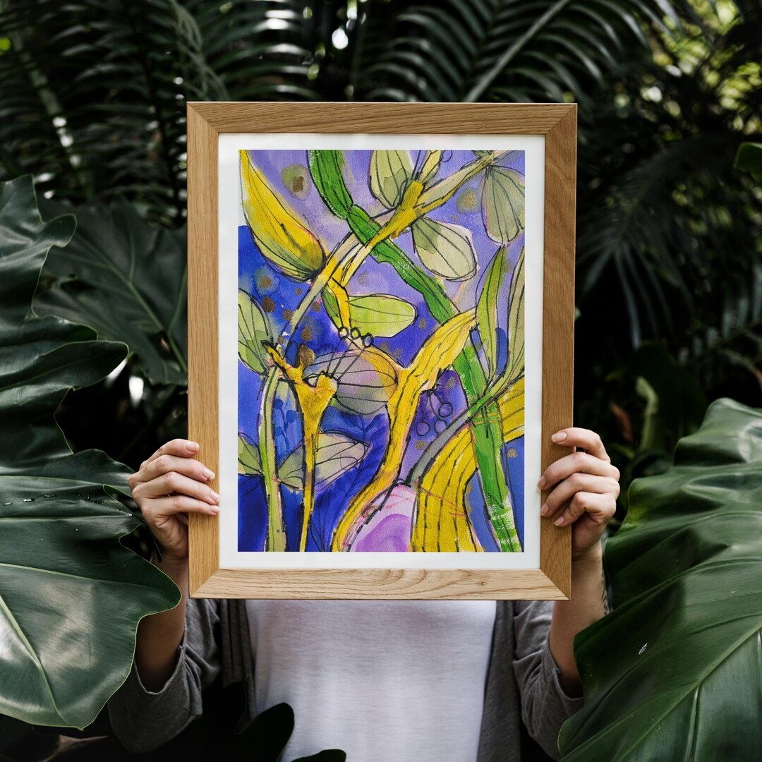 Spring Art Print, Watercolor Original Art, Nature Art Print, New Home ...