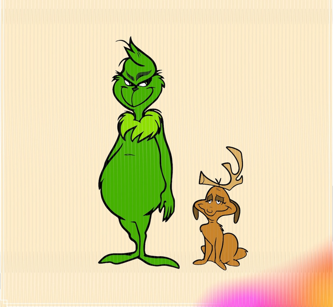 Grinchh and Max Svg Layered Item, Clipart, Cricut Digital Vector Cut ...