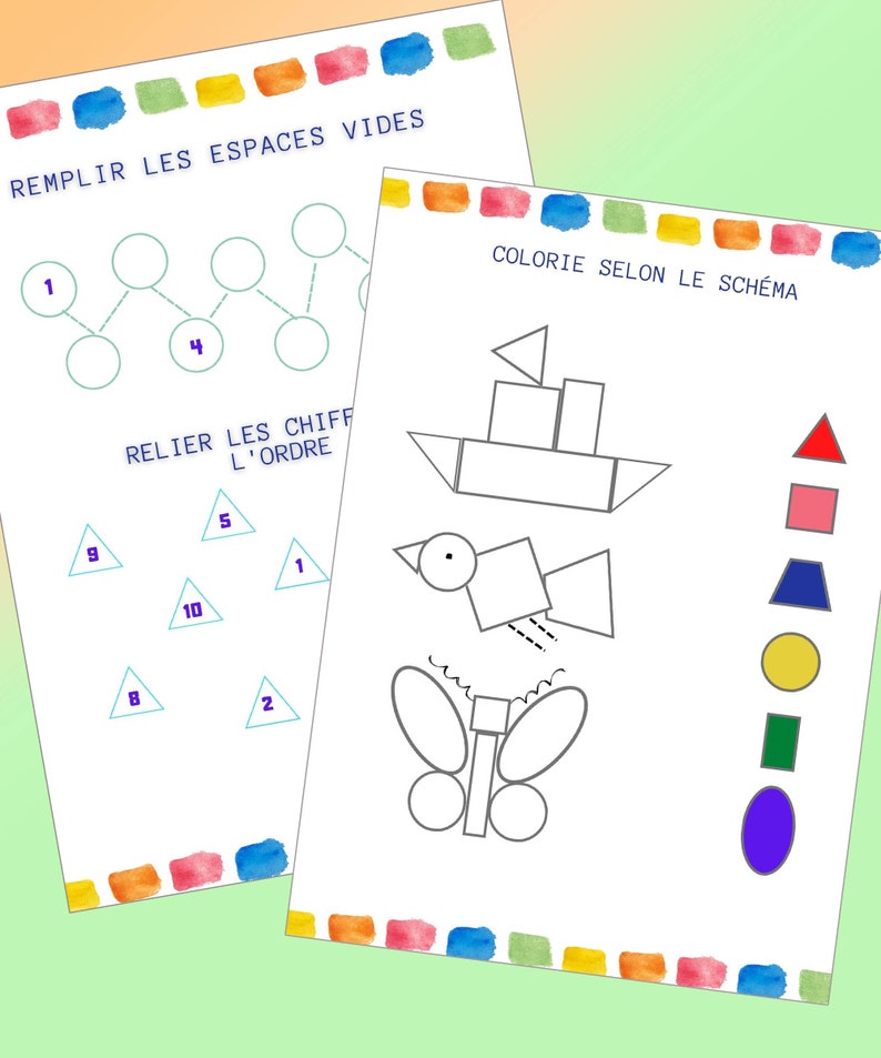 Printable Worksheets to Make Learning Fun. 5-6 Years Old. - Etsy