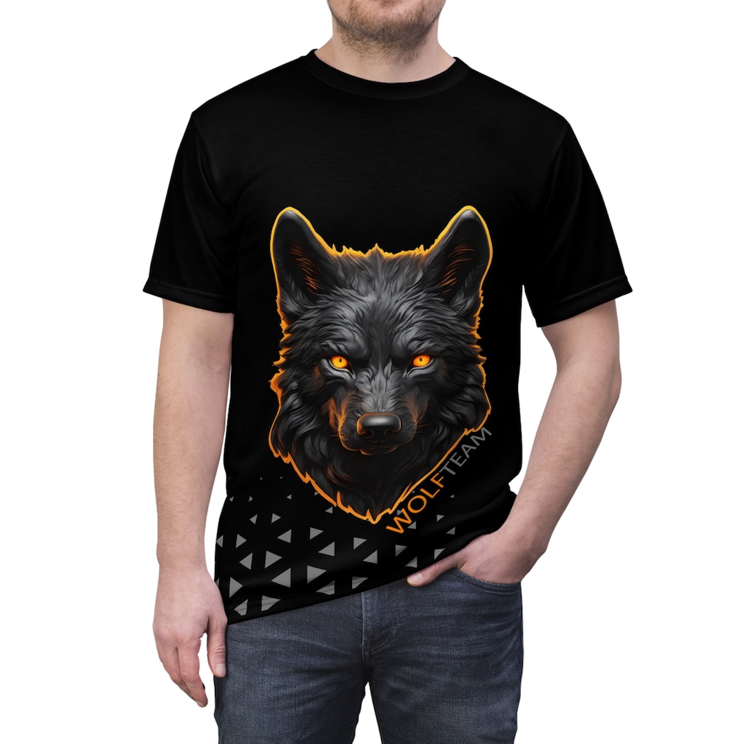 Personalized Wolf Team Unisex T Shirt |wolve T Shirt | Camping Gift Dad ...