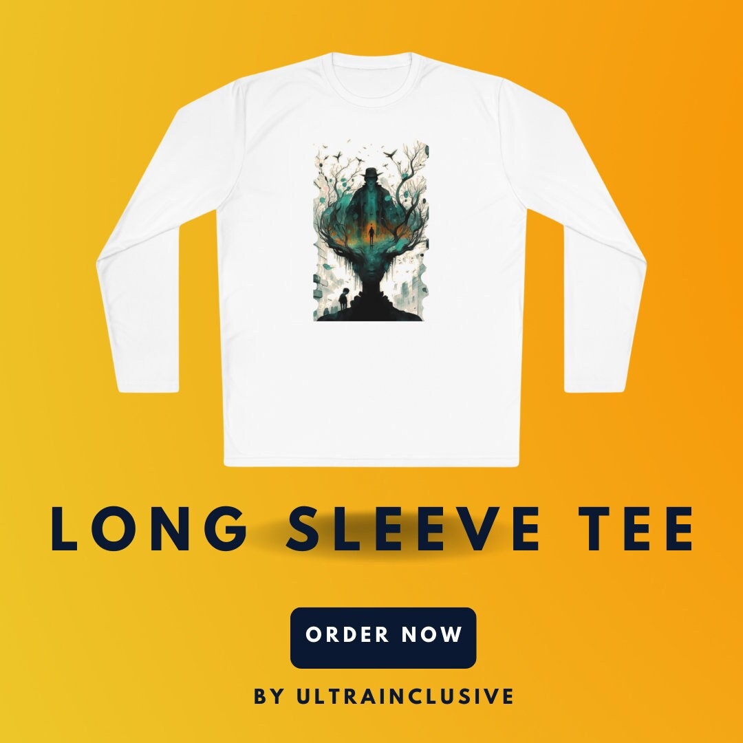 Surrealist Dream Long Sleeve T-shirt | Unisex Lightweight Tee ...