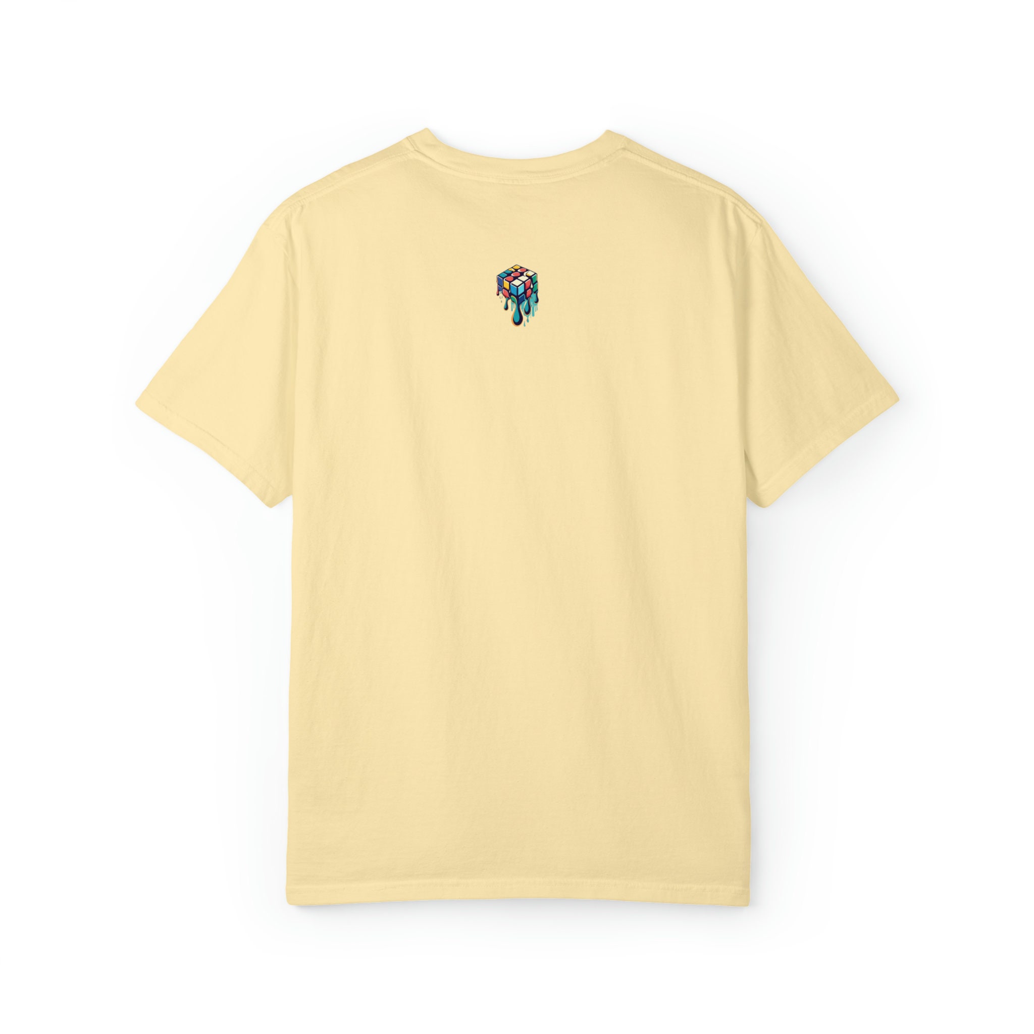 Unique Melting Cube Pattern Tee Puzzle Lover's Shirt Geometric Design ...
