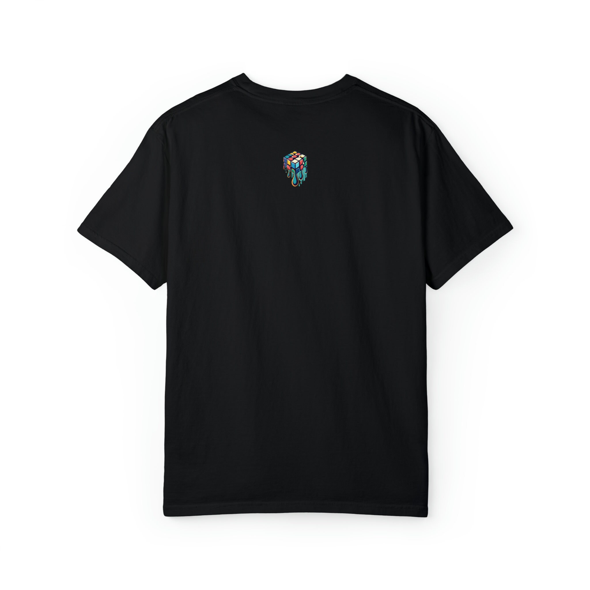 Unique Melting Cube Pattern Tee | Puzzle Lover's Shirt | Geometric ...