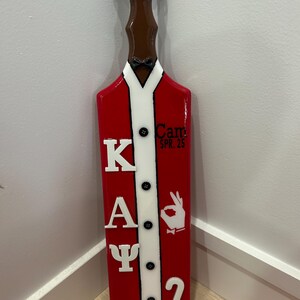 Handcrafted Custom Greek Paddle | Name, Decoration, Sorority Fraternity ...